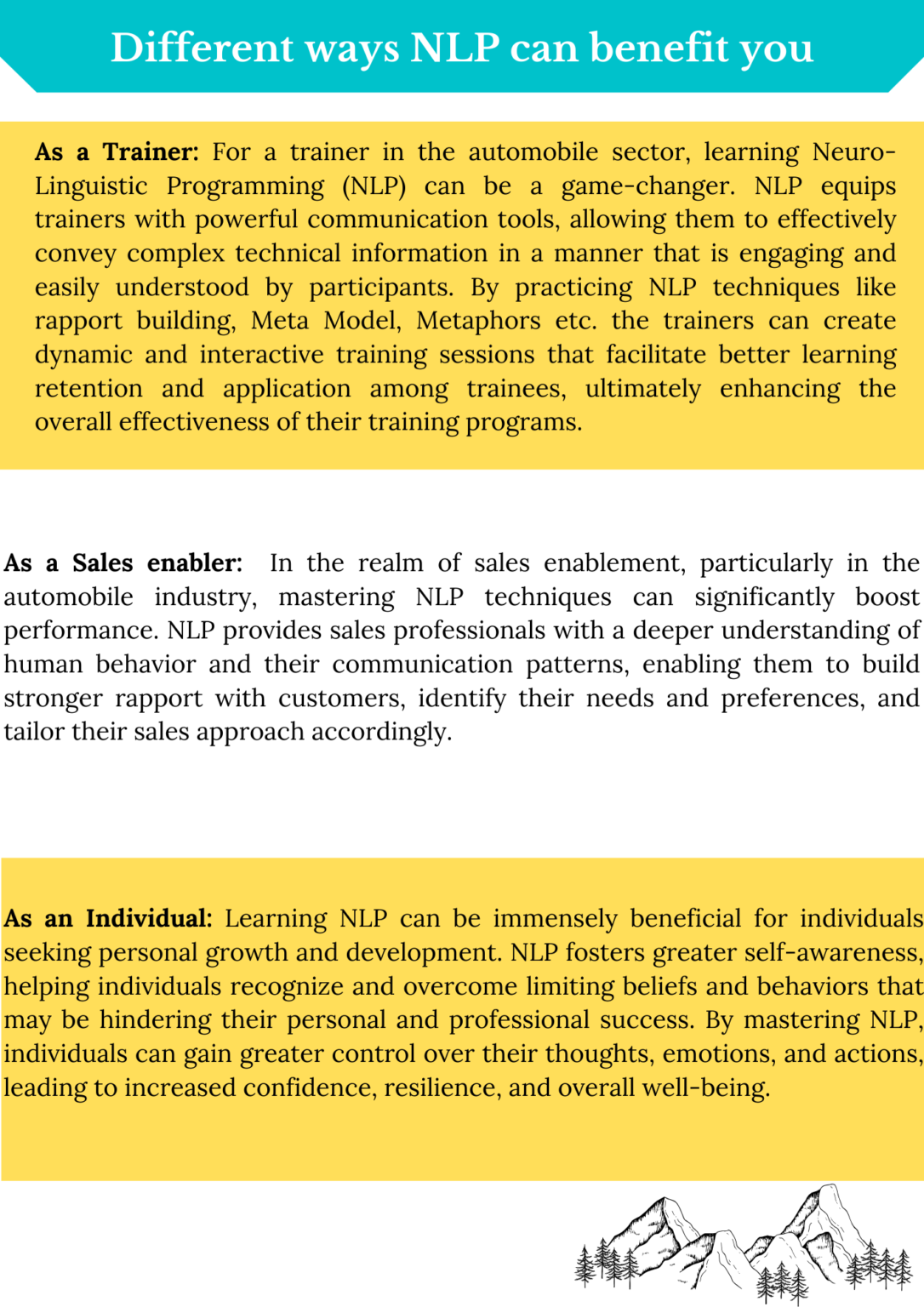 NLP Training Program - Mima Institute of Management
