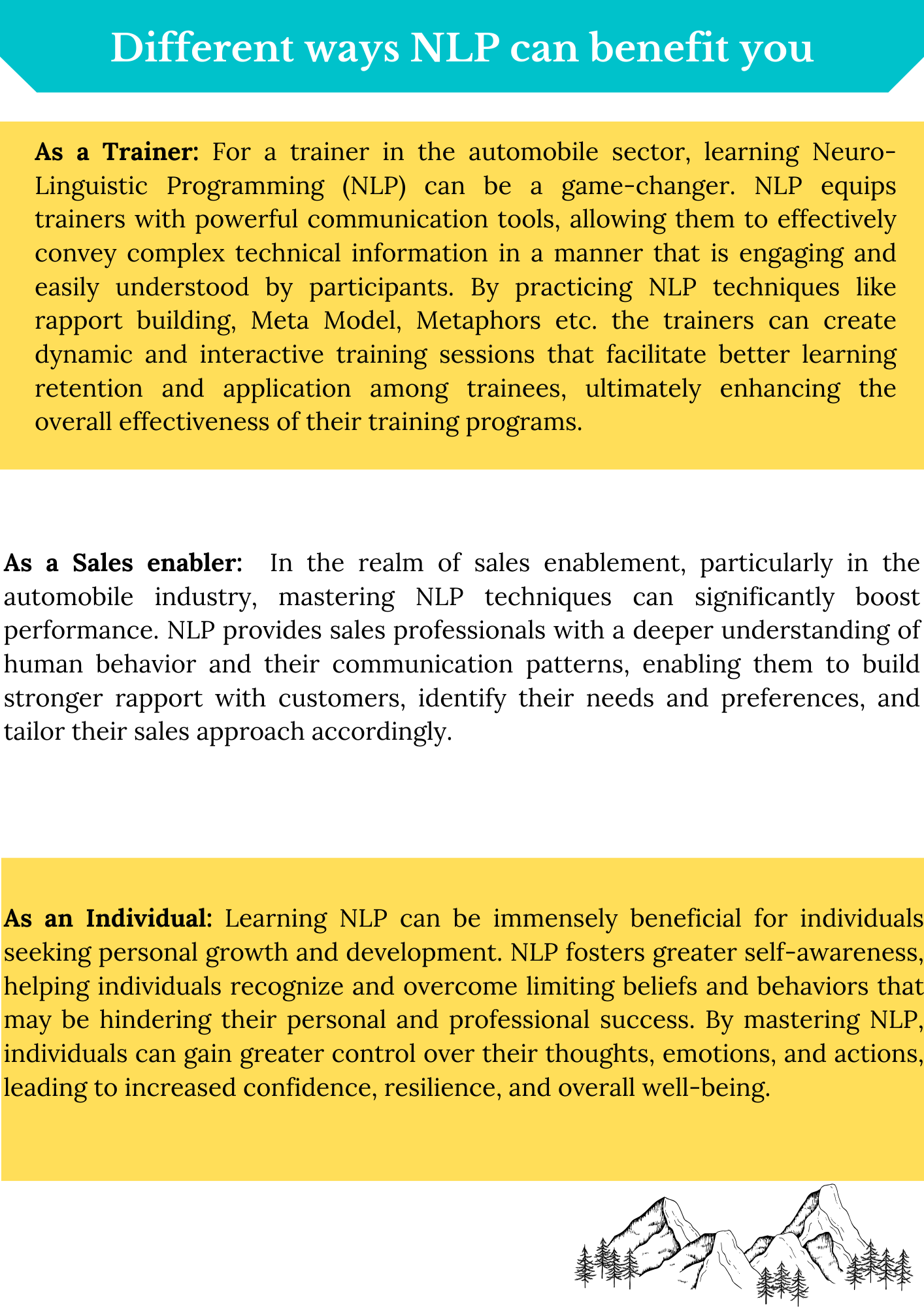 Nlp Training Program Mima Institute Of Management